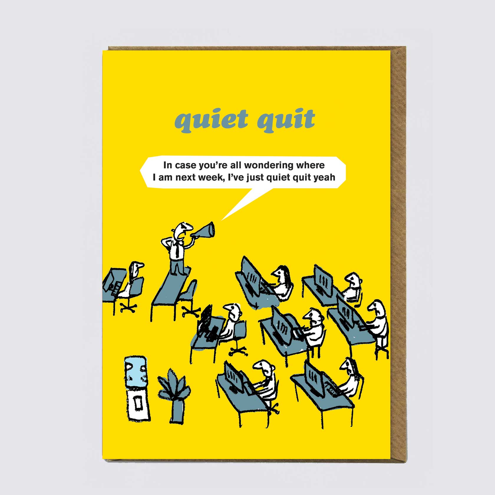 Quiet Quit Card – Modern Toss