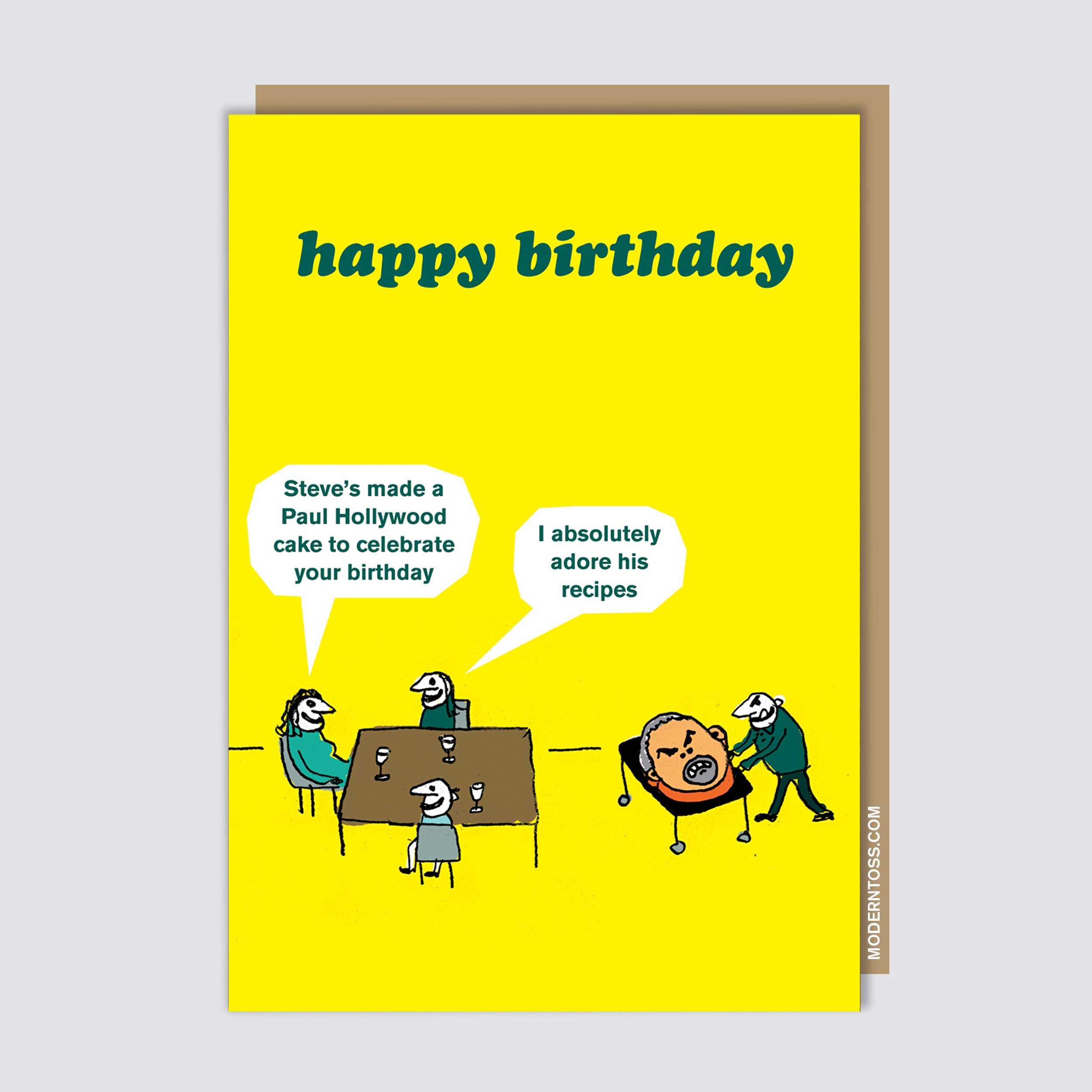 Paul Hollywood Birthday Card – Modern Toss