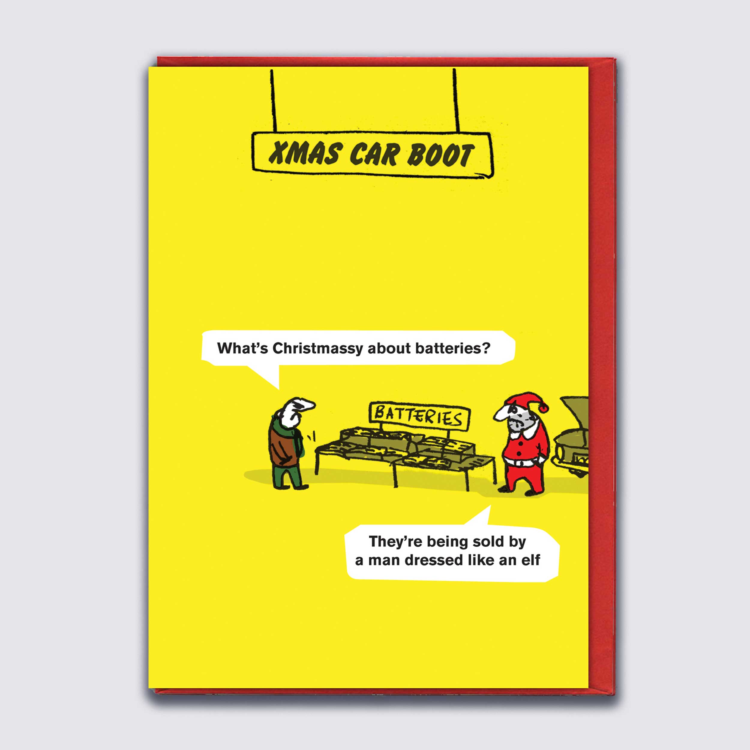 Xmas Car Boot Card – Modern Toss