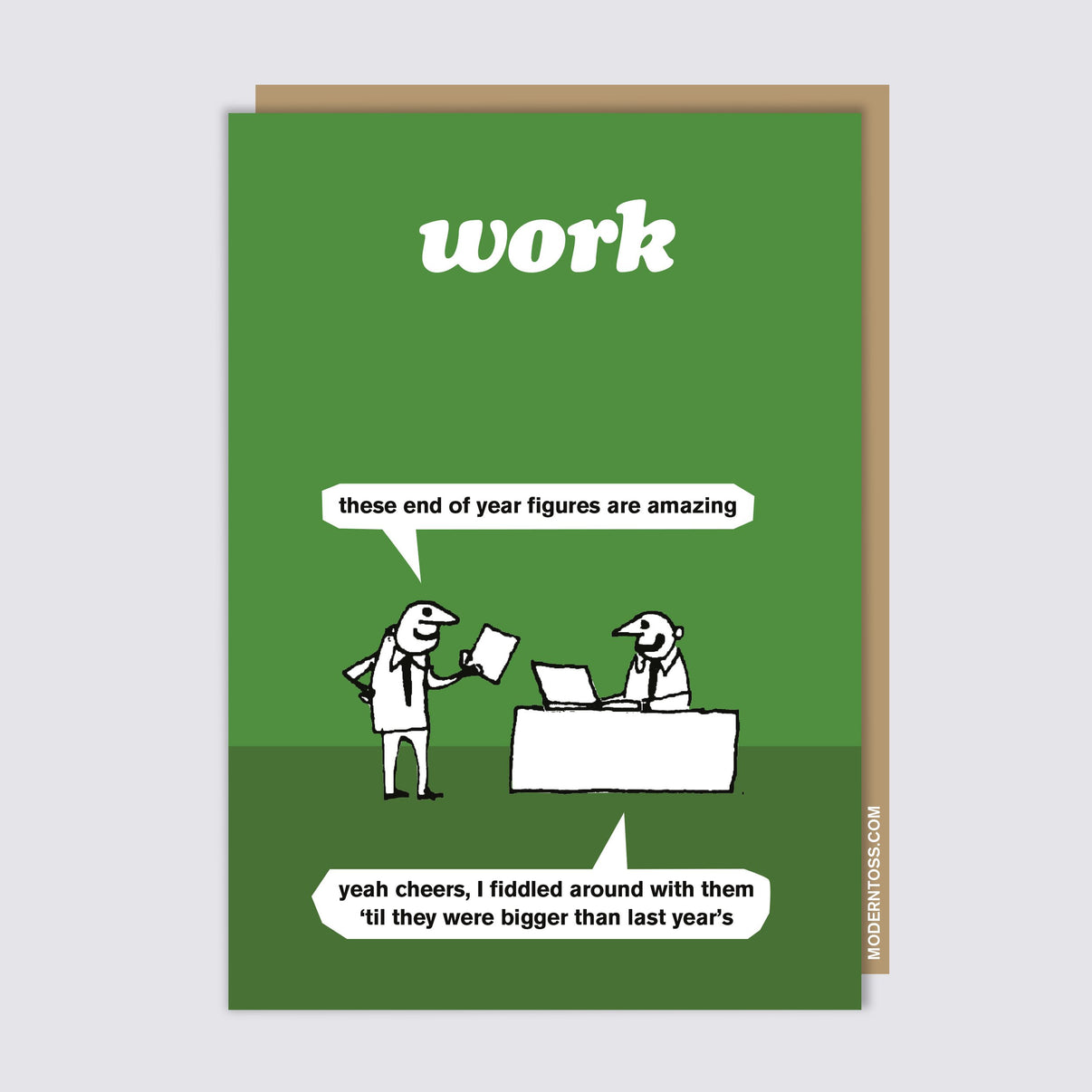 Work Amazing Figures Card – Modern Toss